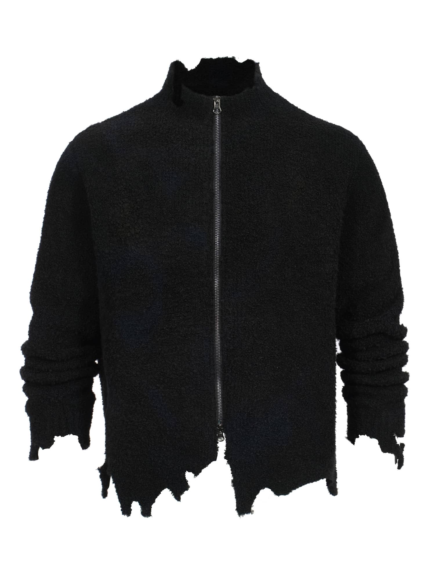 Destroyed Distressed Vintage Zip-Up Silhouette Jacket – Guangzhou ...