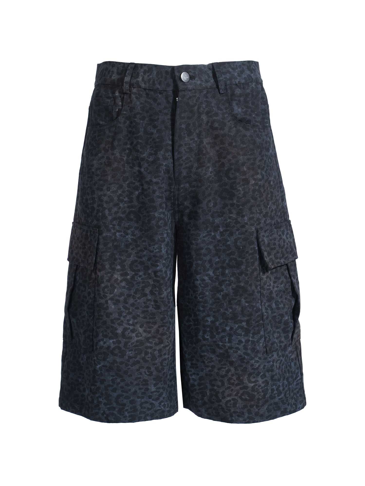 TZKILLER LEOPARD PRINT DIRTY CARGO JORTS