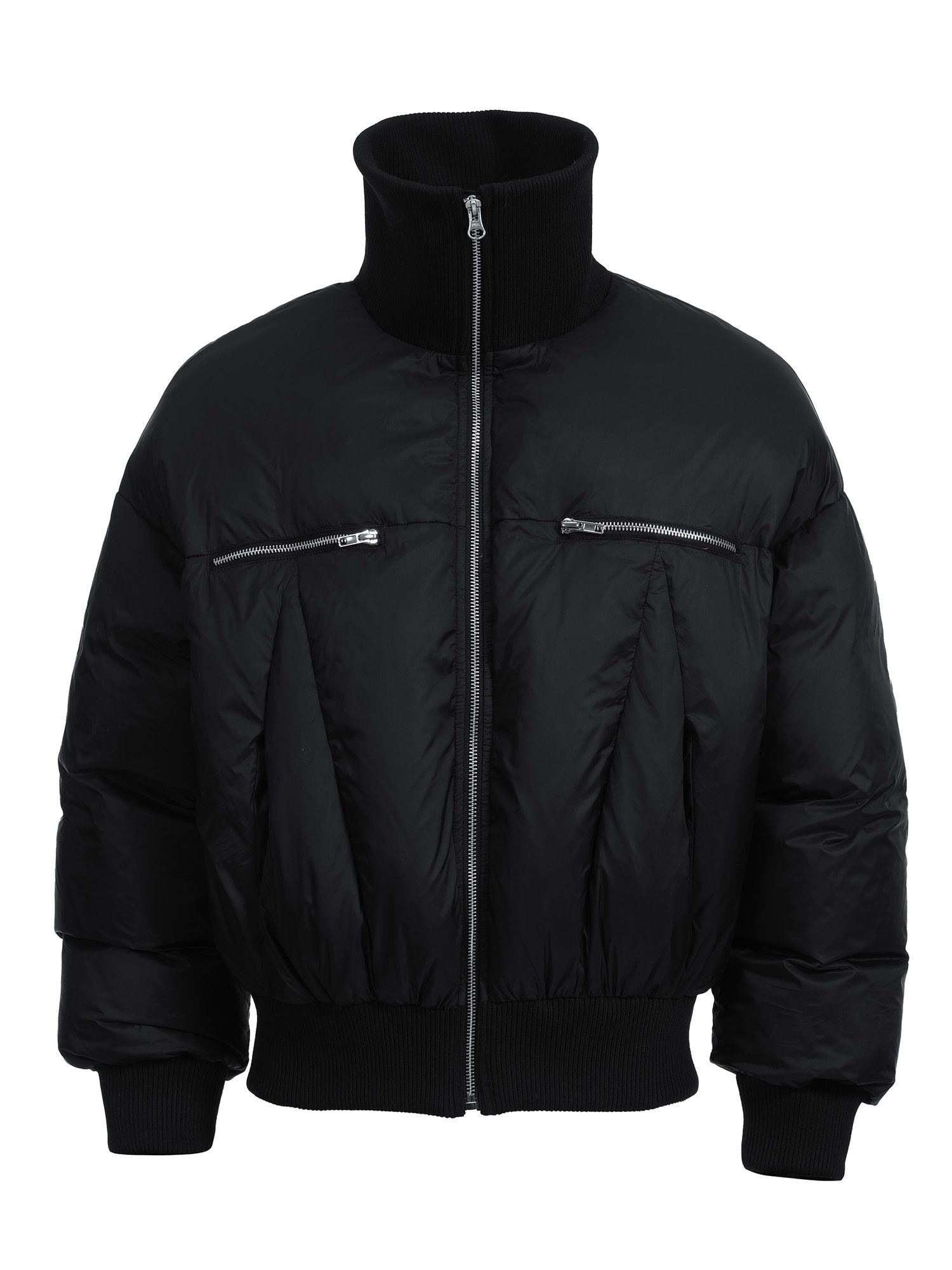 Stand Collar Zipper Down Boxyfit Jacket – Guangzhou Yizhong Clothing Co Ltd