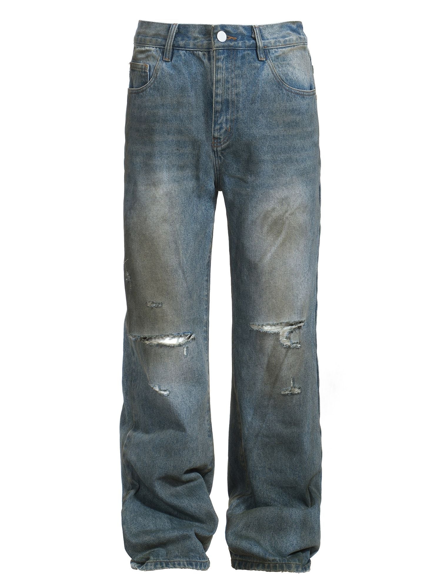 Distressed Washed Ripped Jeans – Guangzhou Yizhong Clothing Co Ltd
